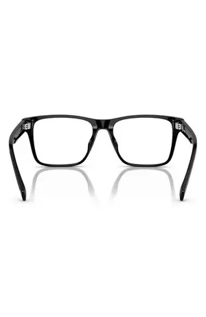 Burberry 55mm Square Optical Glasses - Black/demo Lens