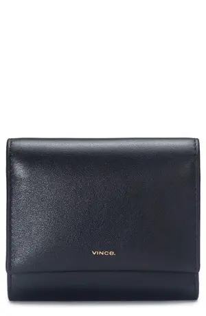 Vince Nappa Simple Trifold Wallet - Black
