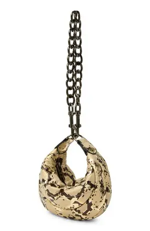 THINK ROYLN Tiny Dancer Snakeskin Embossed Leather Crossbody Bag