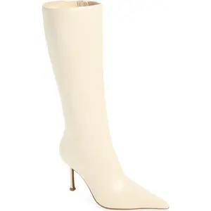 Jeffrey Campbell Darling Pointed Toe Boots - Ivory