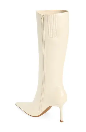 Jeffrey Campbell Darling Pointed Toe Boots - Ivory