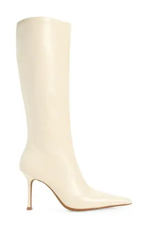 Jeffrey Campbell Darling Pointed Toe Boots - Ivory
