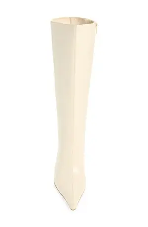 Jeffrey Campbell Darling Pointed Toe Boots - Ivory