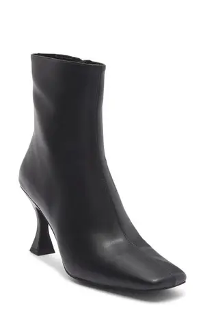 Jeffrey Campbell Chekmat Square Toe Bootie - Black