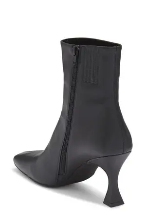 Jeffrey Campbell Chekmat Square Toe Bootie - Black