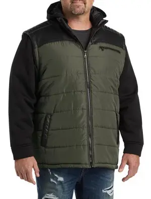 TRUE NATION BY DXL Big & Tall Vest Jacket