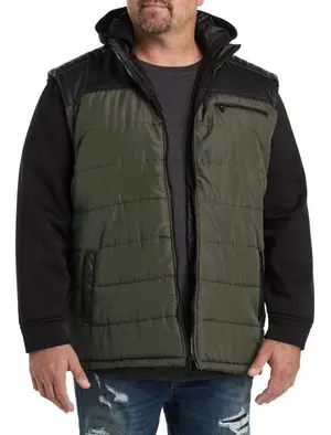 TRUE NATION BY DXL Big & Tall Vest Jacket