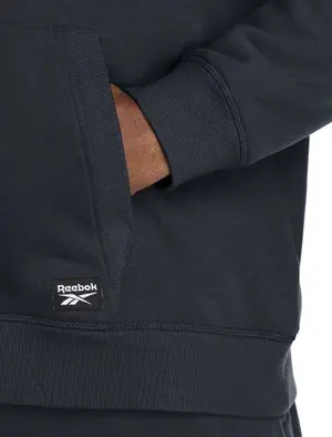 REEBOK Big & Tall Performance Super Soft Brushed Hoodie - Black