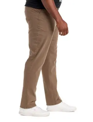 TRUE NATION BY DXL Big & Tall Iconic 5-pocket Everyday Stretch Pants - Portabella