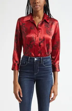 L'agence Floral Shirts For Women