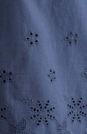 RIZORT Banks Eyelet Embroidery Camp Shirt