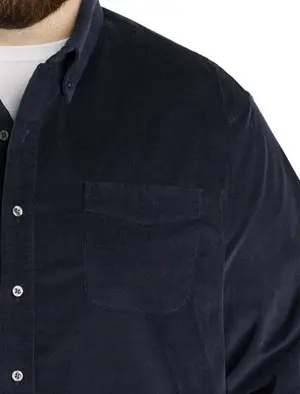 TRUE NATION BY DXL Big & Tall Corduroy Sport Shirt