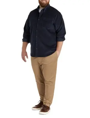 TRUE NATION BY DXL Big & Tall Corduroy Sport Shirt