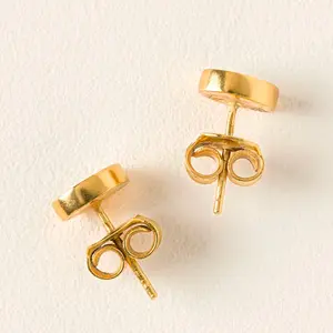 UNCOMMON GOODS Sliced Raw Diamond Stud Earrings