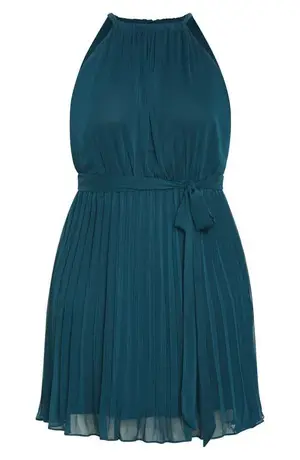 City Chic Luna Pleated Dress