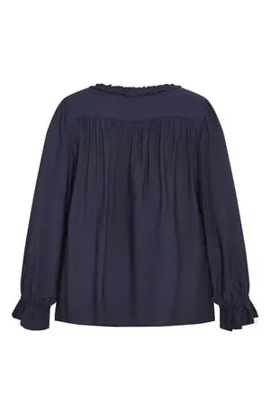 City Chic Maree Ruffle Trim Top