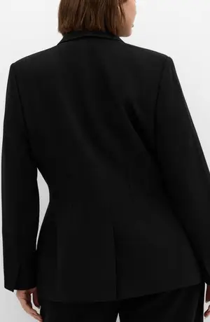 City Chic Elegant Shawl Collar Tuxedo Jacket