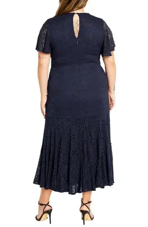 City Chic Margo Lace Maxi Dress