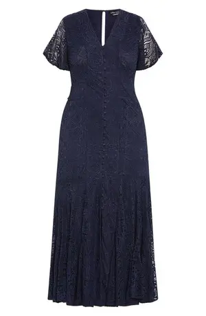 City Chic Margo Lace Maxi Dress
