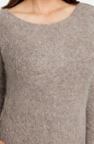 MARCIANO Agnes Fuzzy Alpaca Blend Sweater
