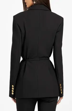 MARCIANO Dalia Belted Blazer - Black
