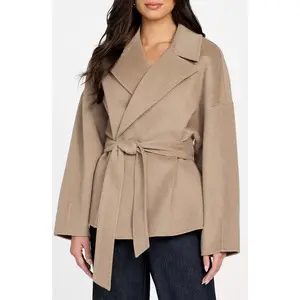 MARCIANO Ella Wool-blend Wrap Coat