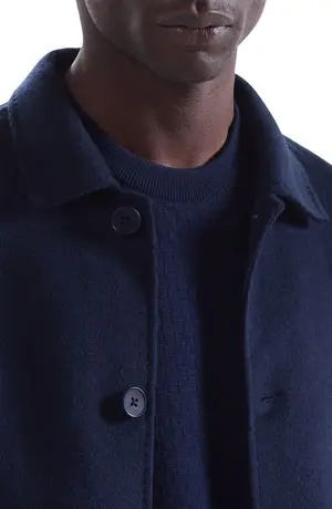 Bugatchi Felted Wool Blend Jacket - Navy
