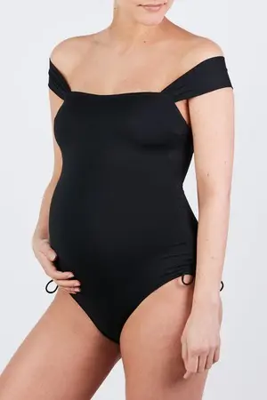 CACHE COEUR Toscane Maternity Swimsuit - Black