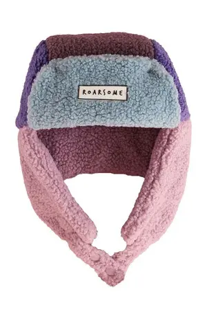 ROARSOME Fleece Trapper Hat - Pink