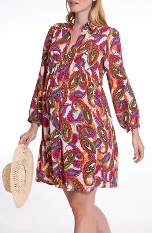 CACHE COEUR Soledad Maternity And Nursing Shirt Dress