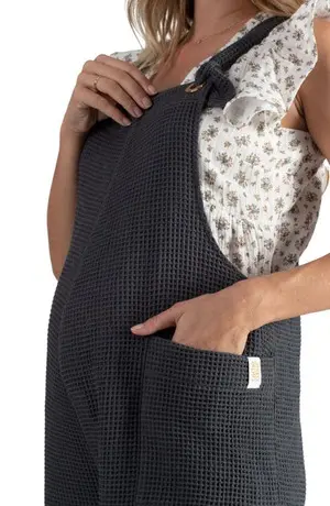 CACHE COEUR Maternity And Nursing Dungaree Maya - Anthracite