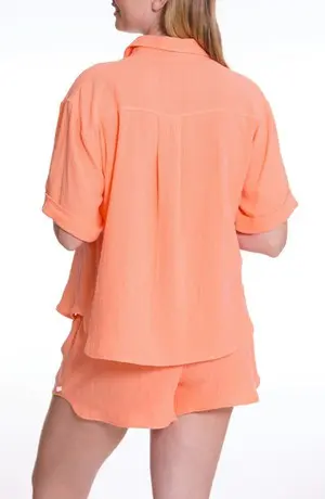 CACHE COEUR Maternity Pajama Set Ice Cream - Apricot