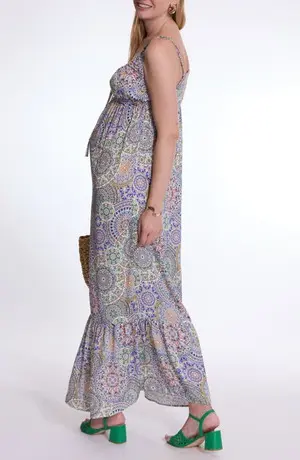 CACHE COEUR Mandala Maternity And Nursing Maxi Dress