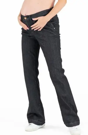 CACHE COEUR Sabrina Flare Pregnancy And Postpartum Jeans - Black