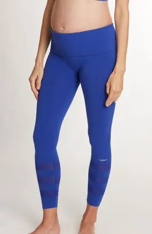 CACHE COEUR Woma Maternity & Sports Leggings - Electric Blue