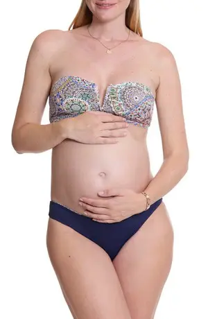 CACHE COEUR Mandala Reversible Maternity Bikini