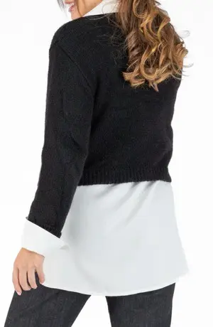 CACHE COEUR Gaspard Maternity Crop Top Sweater