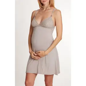 CACHE COEUR Bliss Maternity And Nursing Nightie - Taupe