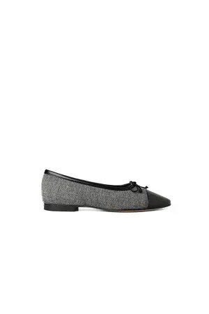 MENINA STEP Amelie Tweed Flats - Natural