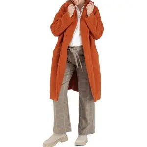 CACHE COEUR Léonie Long Maternity Coat - Copper