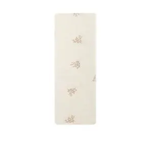 ELY'S & CO. Velour Leaf Pattern Collectionblanket - Ivory/boy