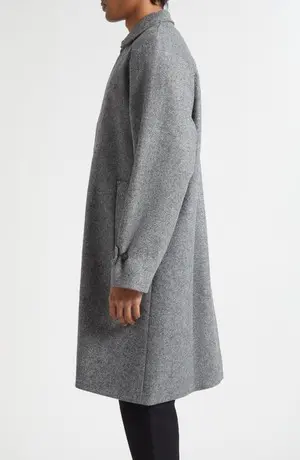 PALMES Heritage Herringbone Wool Coat