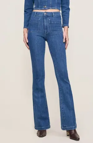 DL1961 Bridget Instasculpt Patch Pocket Bootcut Jeans