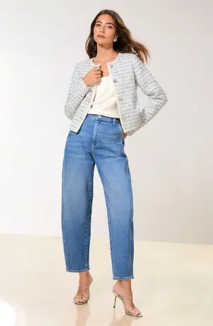 LIPSY High-waist Barrel Leg Jeans