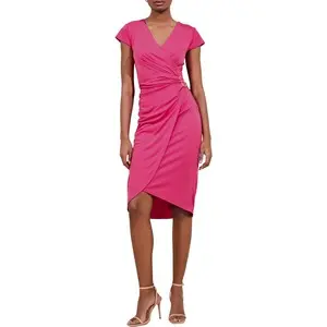 LIPSY Hardware Wrap Midi Dress