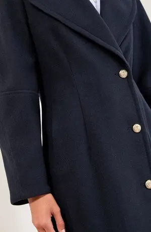 LIPSY Button Longline Coat
