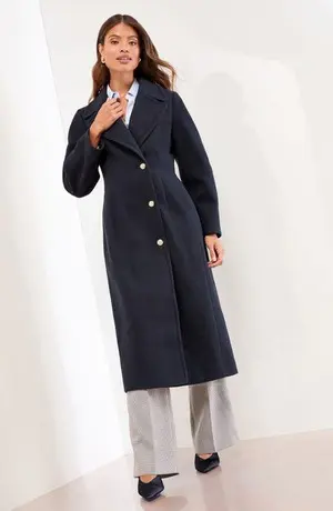 LIPSY Button Longline Coat