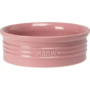 FRINGE STUDIO Meow Small Pet Bowl - Pink