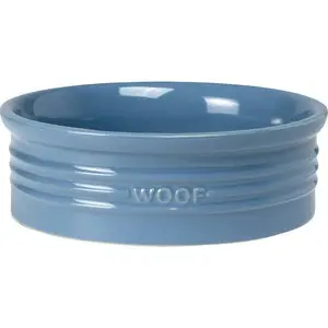 FRINGE STUDIO Woof Small Pet Bowl - Blue