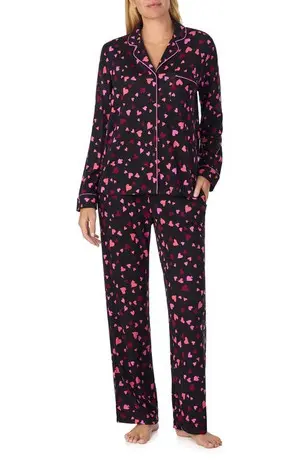 Kate Spade New York Print Pajamas - Black/multi